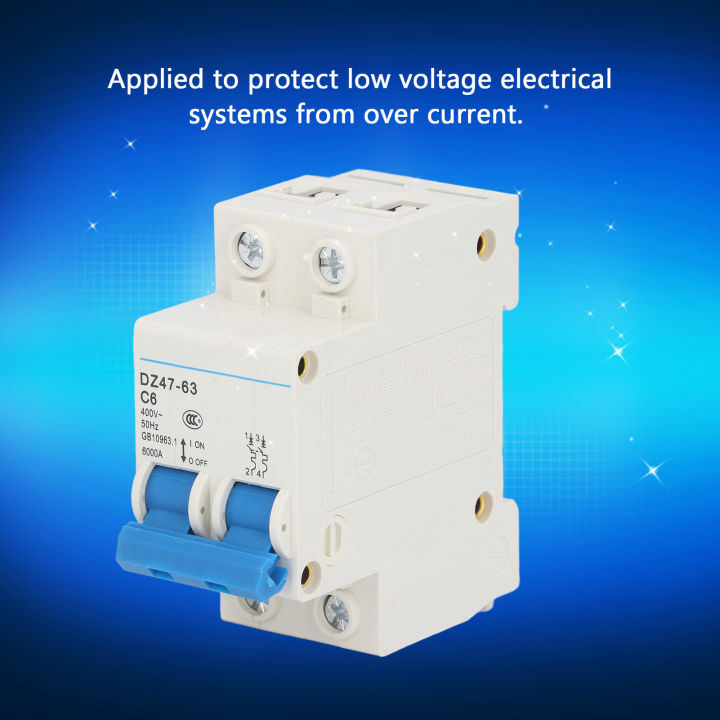 Circuits Breakers Pa66 Shell Mini Circuit Breaker 6000A Breaking for Office | Lazada PH