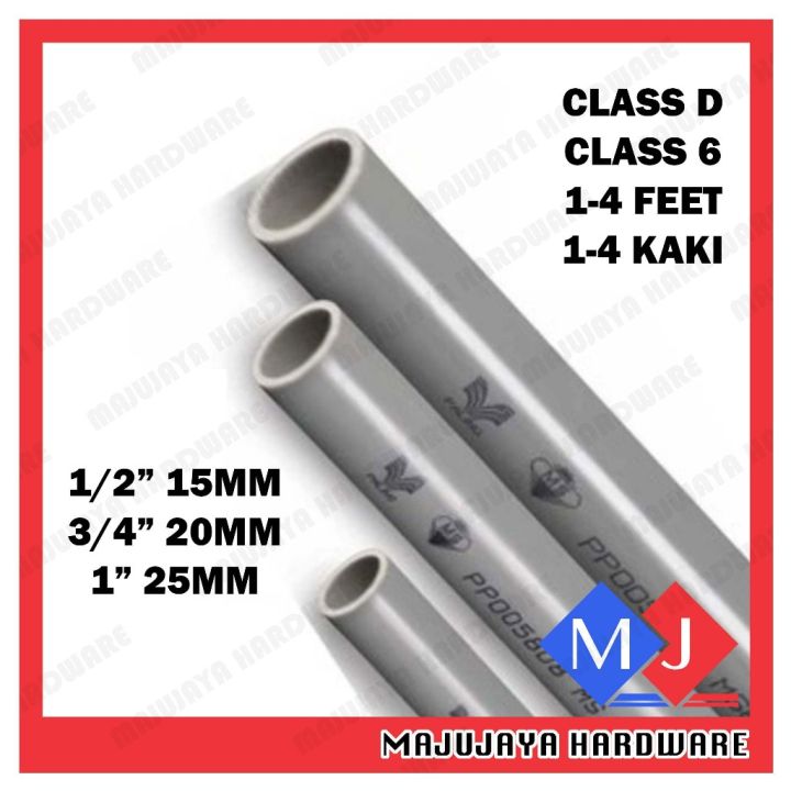 PVC Pipe CLASS D CLASS 6 Standard Paip Air PVC Paip PVC Tebal Nipis ...