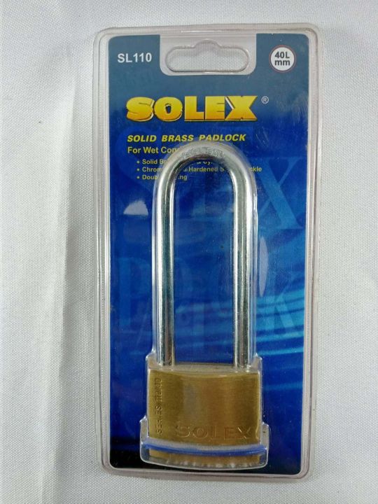 กุลแจสายยูเล็กซ์รุ่นเอสแอลคอยาว110 40มม.SOLEX SL110ใช้คลองกรงประตูรั้ว08881594982 | Lazada.co.th