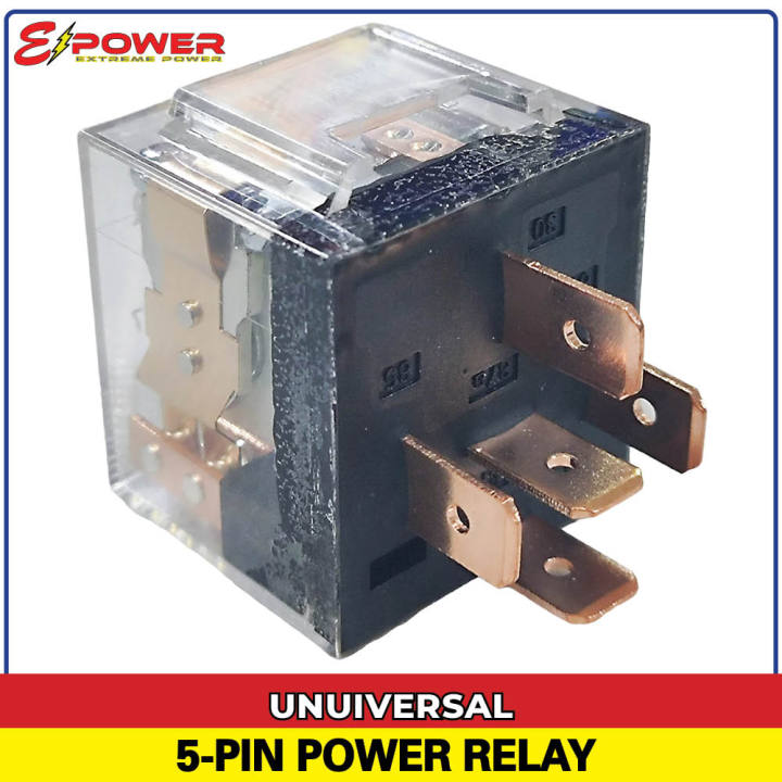 E-Power 12V - 5-Pin Motorcycle Power Relay Transparent | Lazada PH