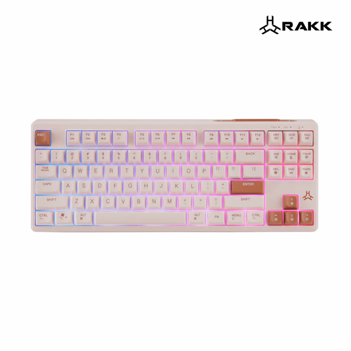 EasyPC | RAKK KAPI BT+2.4G Membrane Gaming Keyboard 87 Keys Light or ...