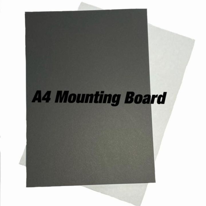 GF A4 MOUNTING BOARD /黑色裱背板 (BLACK COLOUR) | Lazada