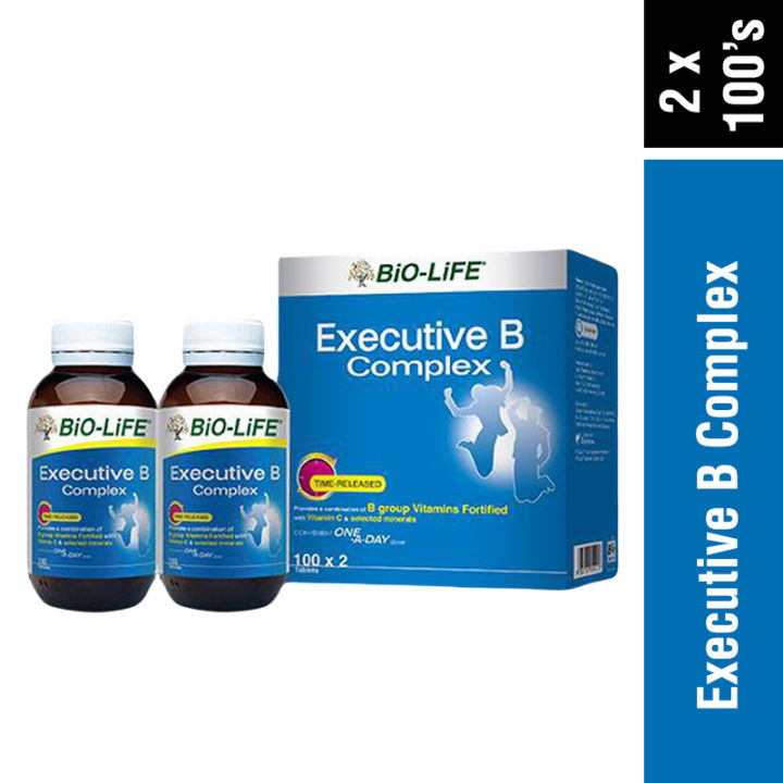 Bio-Life Executive B Complex 100'S x 2 | Lazada