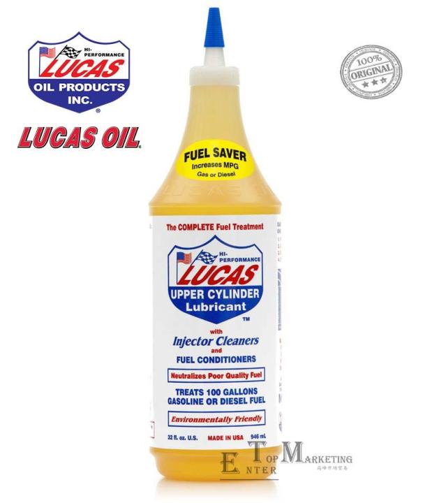 LUCAS FUEL TREATMENT Fuel Injector Cleaner (32oz/946ML) Injector ...