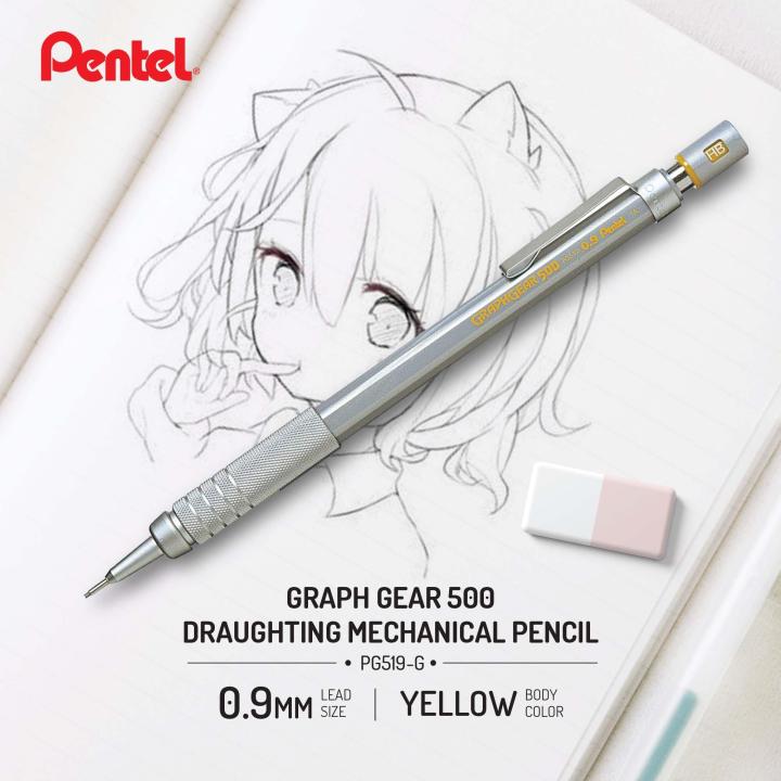 Pentel Graph Gear 500 Drafting Pencil Mechanical Pencil - 0.3 / 0.5 / 0 ...