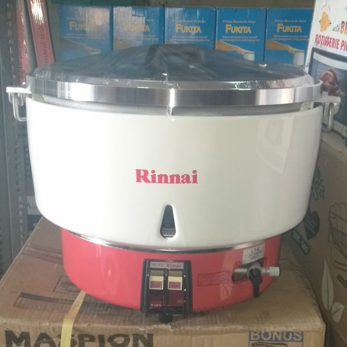 Rinnai RR-55RTL Rice Cooker Penanak Nasi Gas (kapasitas 10 liter ...