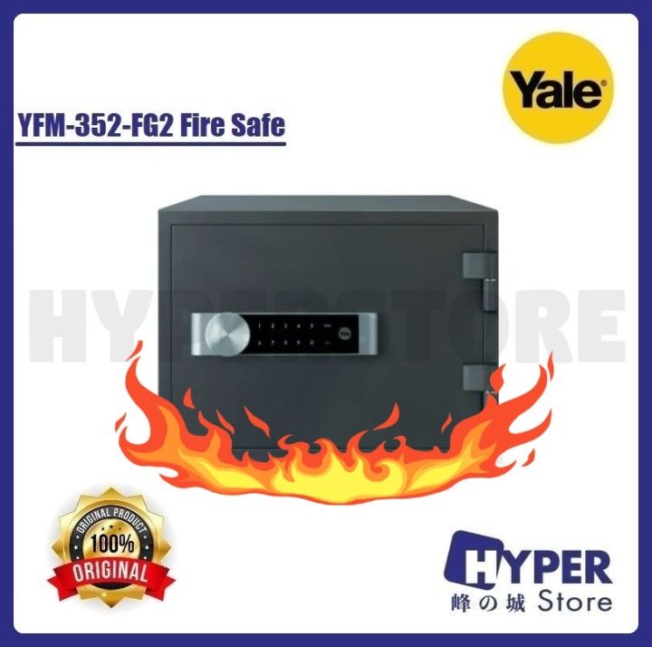 YALE Fire Safe Box / Peti Kotak Keselamatan YFM/352/FG2 防火保险箱 | Lazada