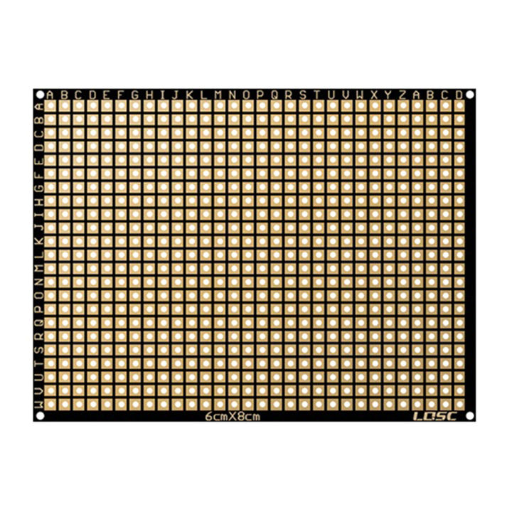 Stripboard 6x8cm CoppersCircuit Board Double Sided PCB FR4 Breadboard 2 ...