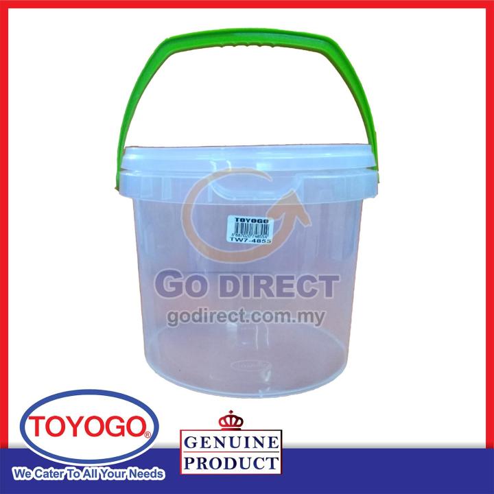 TOYOGO Air Tight Food Container with Handle 4855 (5L) [6 units/12 units ...