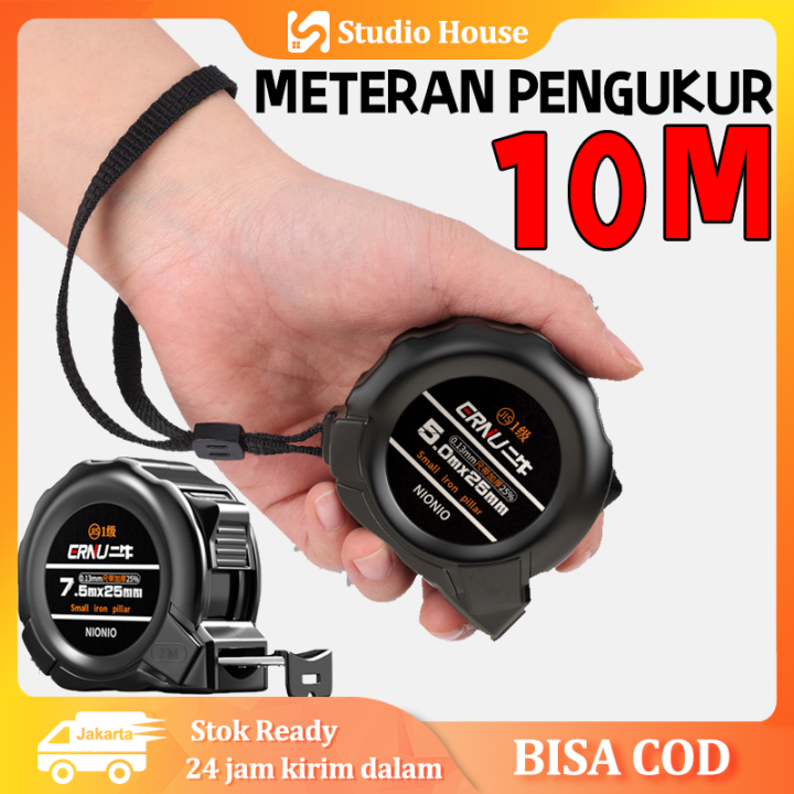 Meteran 10/7.5/5 Meter Paling Kuat Unik Stainless Anti Karat Anti Air Murah Anti Pecah Tukang ...