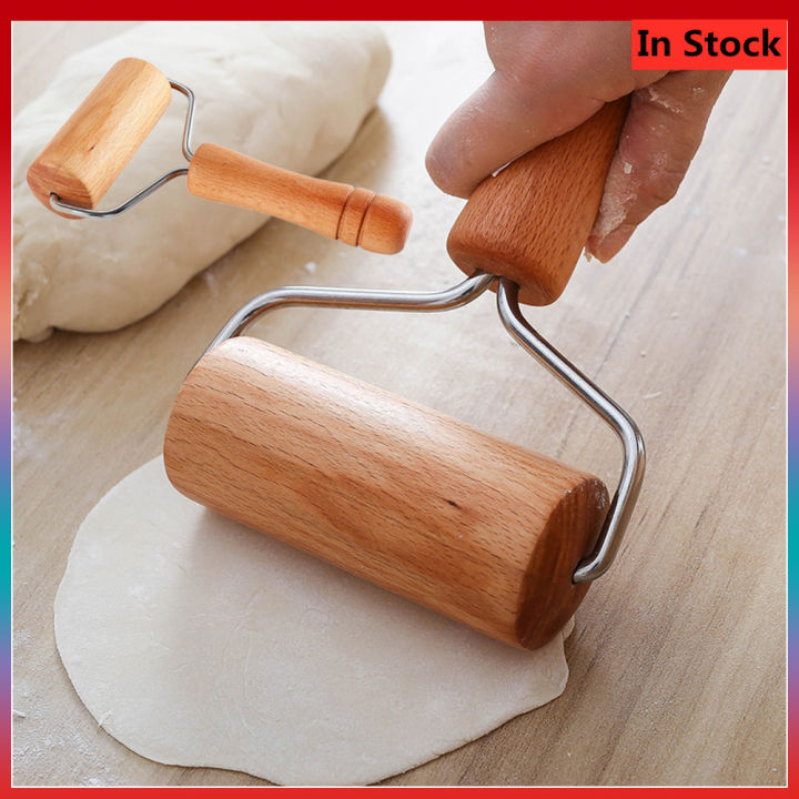 Birch Roller Cane Single-Sided Wooden Cane Baking Tool Solid Wood ...