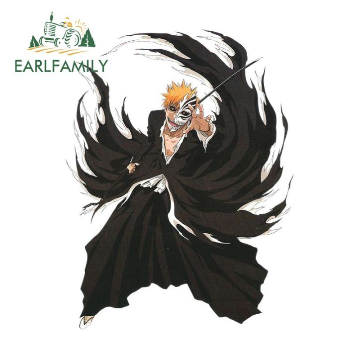 EARLFAMILY 13cm x 10.1cm Ichigo Kurosaki Bleach Car Sticker Waterproof ...