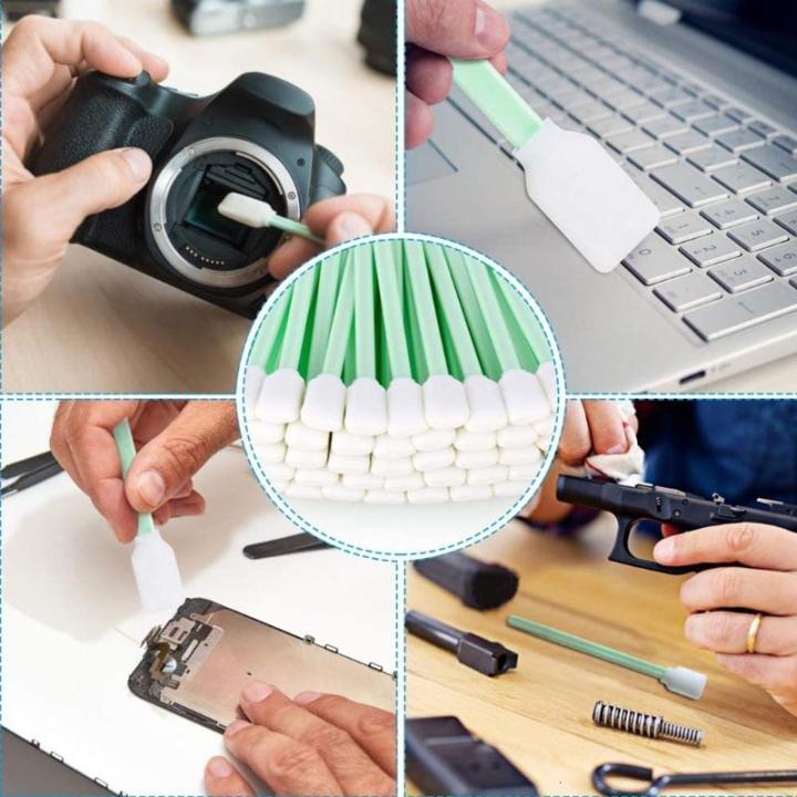 Multi-Purpose Cleanroom Foam Tip Cleaning Swab Kit for Camera, Optical ...