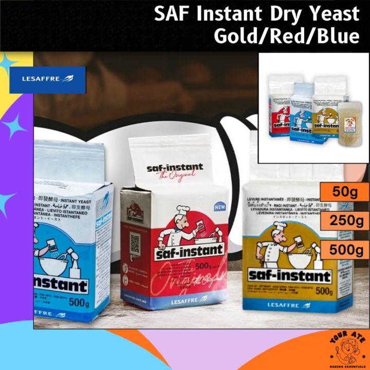 SAF Gold/ Red/ Blue Instant Dry Yeast + | Lazada PH