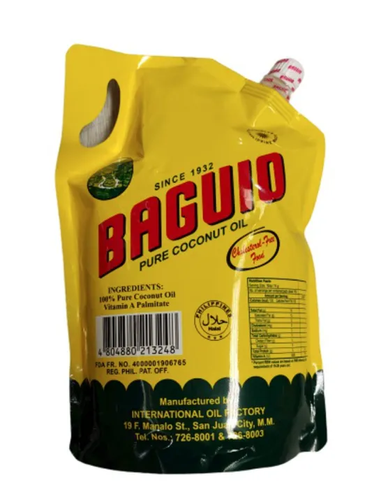 Baguio Pure Coconut Cooking Oil 1.8L | Lazada PH