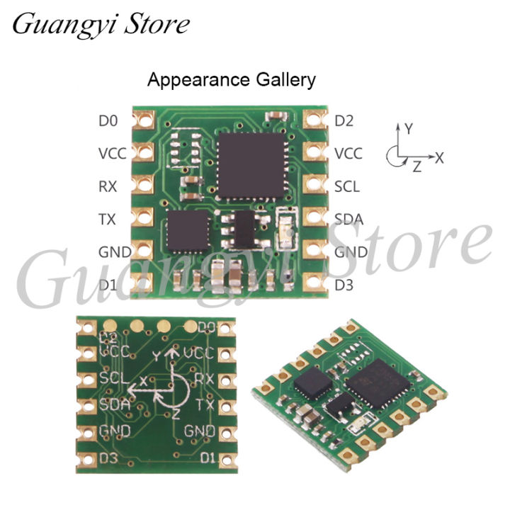 JY901 Serial 9-Axis Accelerometer MPU6050 Gyroscope Kalman Filter ...