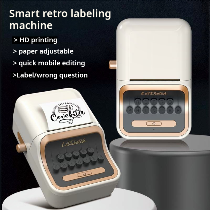 LEXIE WP20 Label Printer Inkless Portable Thermal Label Maker Sticker ...