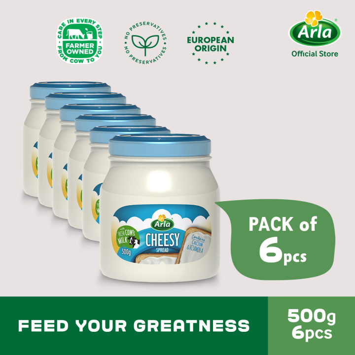Arla Cheesy Spread 500g 6-Pack | Lazada PH