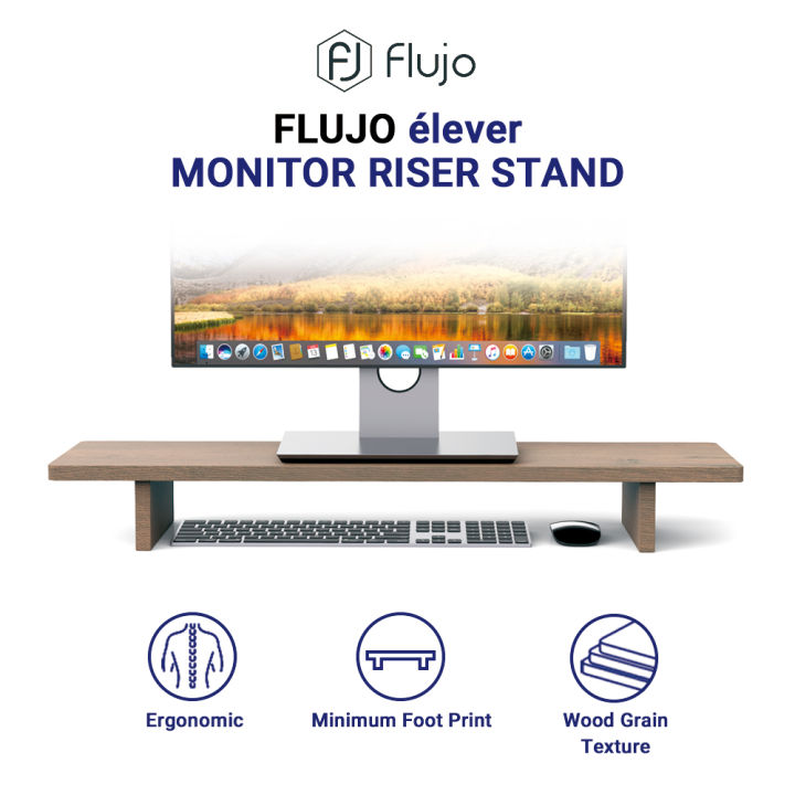 Flujo Monitor Stand Riser Computer Monitor TV Riser Home Office ...