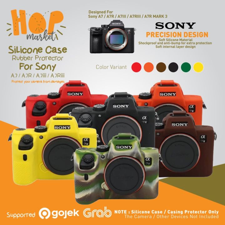 Silicone Case for Sony A7iii A7Riii (A7 A7R III MARK 3 Sarung Silicon ...