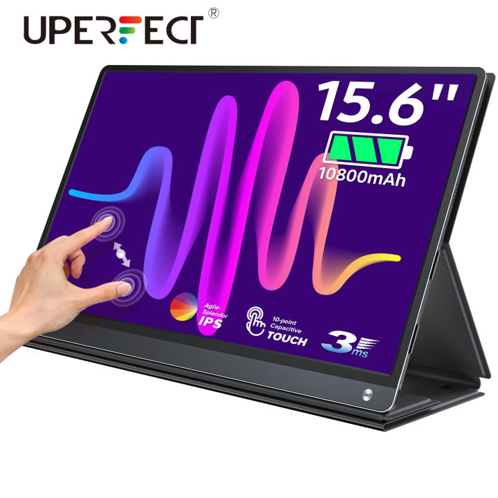 UPERFECT [Local delivery] 15.6 Inch Portable Monitor 10800mAh HDMI Type ...
