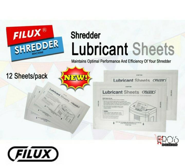 FILUX Shredder Lubricant 12 sheets | Lazada PH
