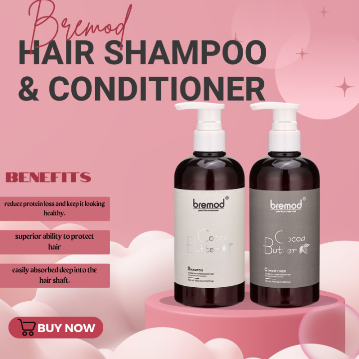 Bremod Premium Hair Conditioner Shampoo Scalp Clean Moisturing And ...