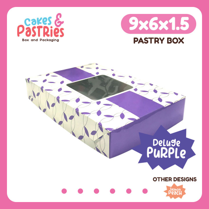 9X6X1.5 PASTRY BOX WITH WINDOW (10PCS & 20PCS) | Lazada PH
