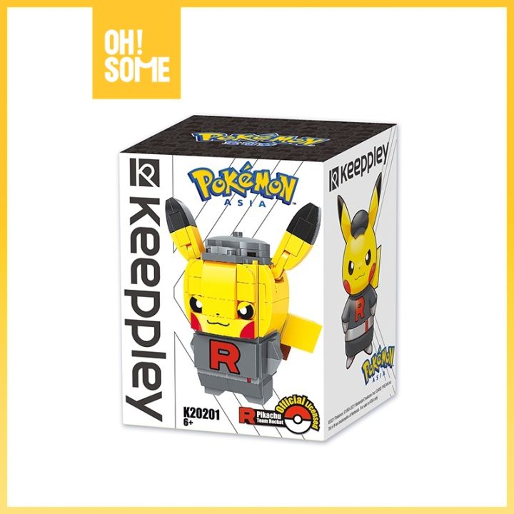 OHSOME - QMAN Keepley Pokemon Block Toy, Lego Pikachu Team Rocket ...