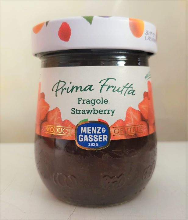 [LỌ 340g] MỨT DÂY TÂY Prima Frutta [Italia] MENZ & GASSER Strawberry ...