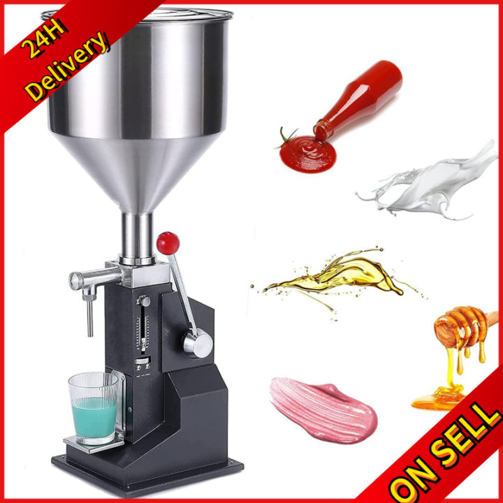 Manual Filling Machine Filling 5-55ml Bottler Filler For Liquid and Paste A03 Pro With CE ...