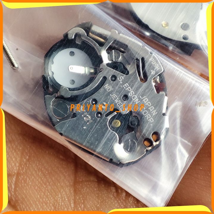 MESIN JAM TANGAN MOVEMENT AL21E Y121 M121 TINGGI AS TIANG 2 | Lazada ...