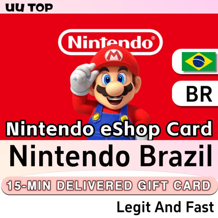 Nintendo E-Shop Gift Card BR Nintendo Card Brazil 30 BRL~500 BRL ...