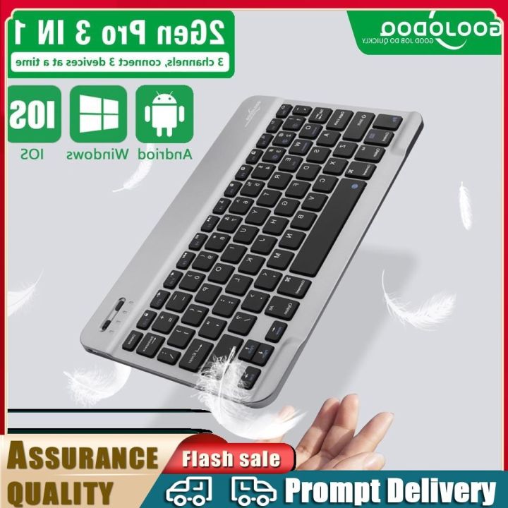 Goojodoq Bluetooth Wireless Keyboard And Mouse Set For Android Phone