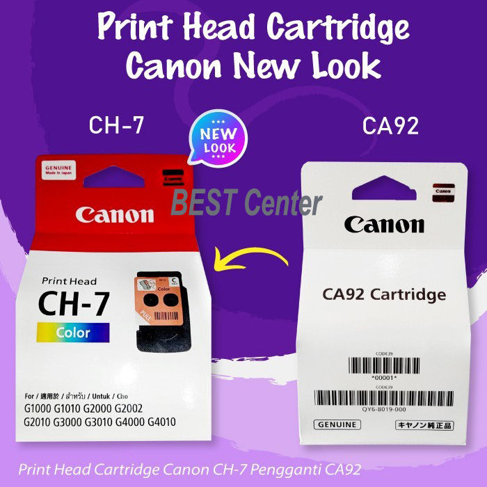 Cartridge Canon G1000 G2000 G3000 CA-92 CH-7 Color Original | Lazada ...