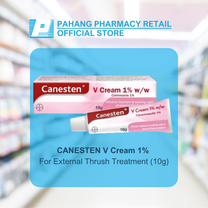 CANESTEN V Cream 1% For External Thrush Treatment (10g) | Lazada