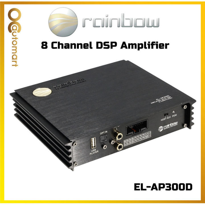 Rainbow Audio 8Ch Car DSP Amplifier Digital Signal Processor 8 Channel ...