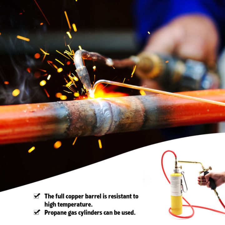 Dual Switch Gas Welding Torch Propane Gas Cylinder High Temperature ...