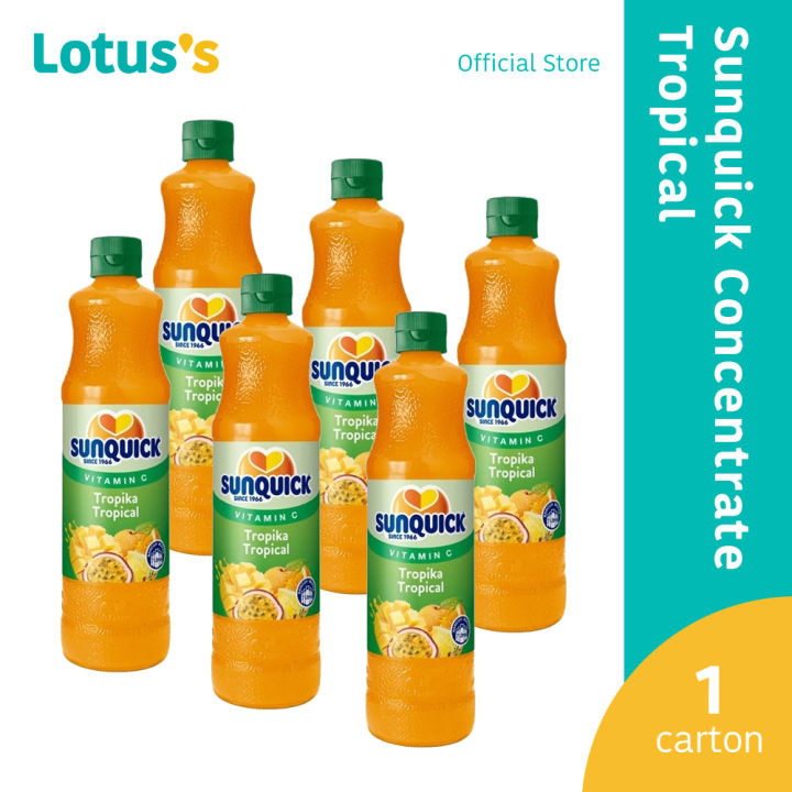 Sunquick Concentrate Tropical 700ml x 6 bottles (1 Carton) | Lazada