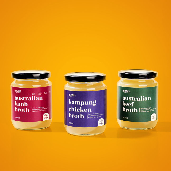 [Dog & Cat] Super Pack Premium Bone Marrow Broths 250ml - 3 Bottles ...