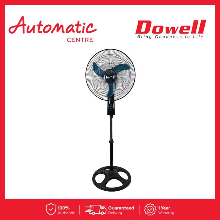Dowell STF3-238 Dark Blue 16-inch Electric Stand Fan with Thermal Fuse ...