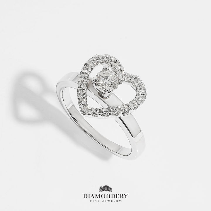 แหวนเพชร Heart Shape Diamond Ring | Lazada.co.th