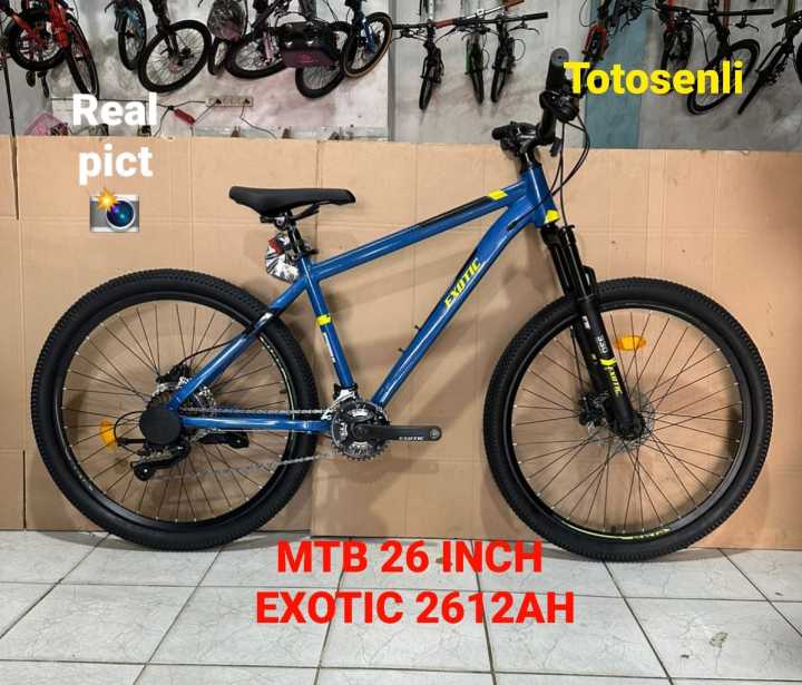 SEPEDA MTB 26 INCH EXOTIC 2612 AH SEPEDA GUNUNG 26 INCH SEPEDA MODEL ...