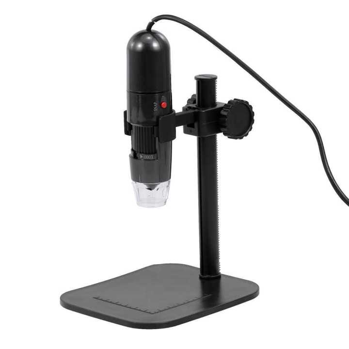 Digital Microscope 50X to 1000X Zoom HD Microscope USB Magnifier 8 LED ...