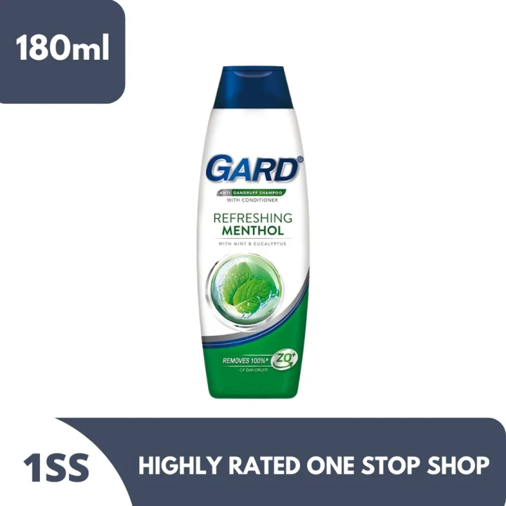 Gard Refreshing Menthol Dandruff Shampoo 180ml | Lazada PH