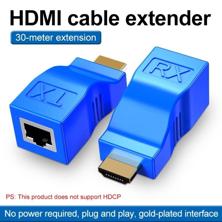 4K HDMI Extender HDMI Extension up to 30m Over Extension 30m Over CAT5e ...