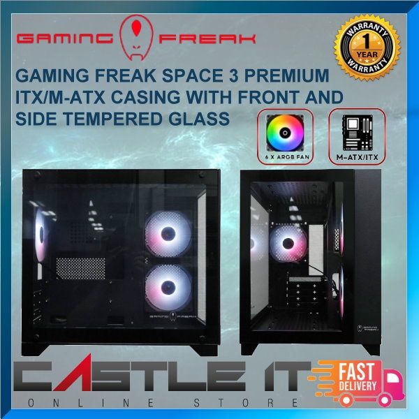Gaming Freak SPACE 3 MEGA VIEW Sea Views Middle Tower Case AVF PC ...