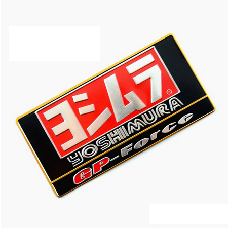 Yoshimura Japan Gp Force Gold Racing Metal 3D Heat-resistant Motorcycle ...