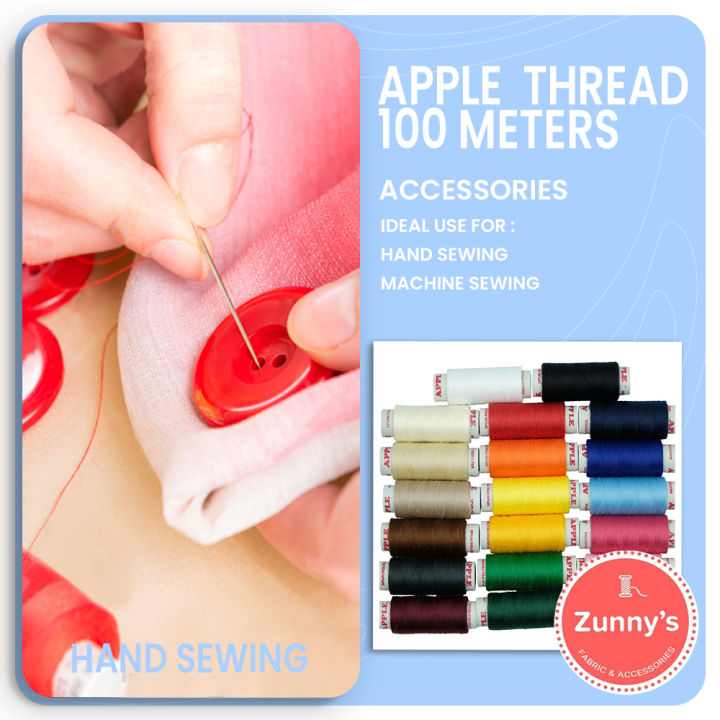 Apple Sewing Thread 100 meters 1pc | Lazada PH