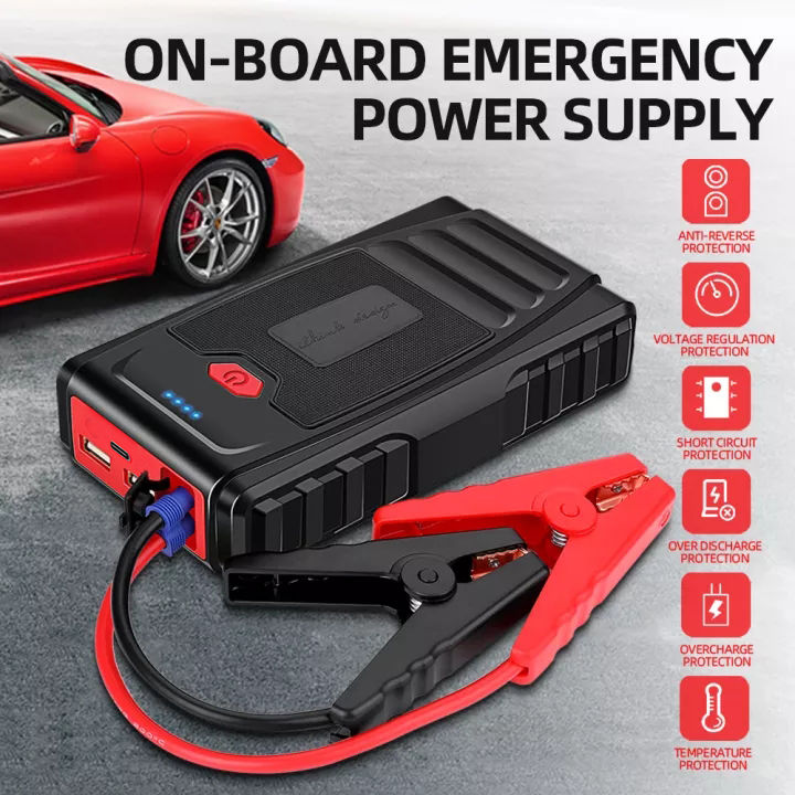 Portable Emergency Power Supply 12V 99800mah USB Car Battery Charger ...